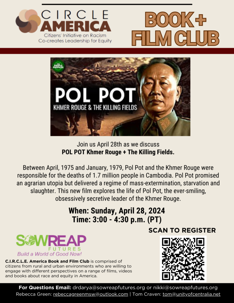 CIRCLE Book & Film Club ~ Cambodia Pol Pot Khmer Rouge + The Killing ...